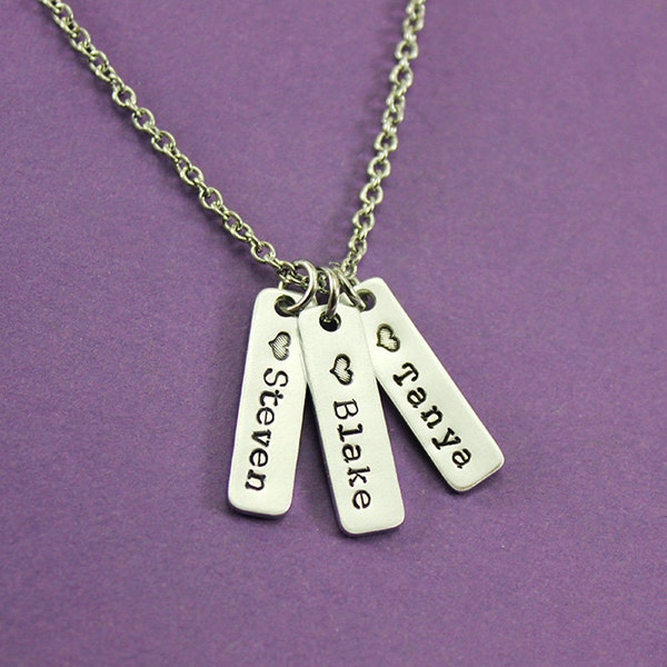 Name Tag Necklace - Etsy
