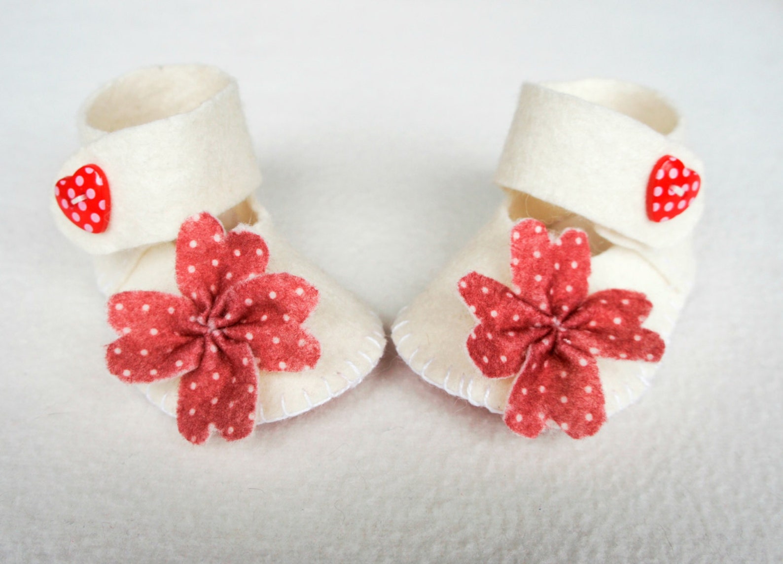 Baby Shoes Felt Newborn, Felt Baby Slippers, Baby Girl Booties ...