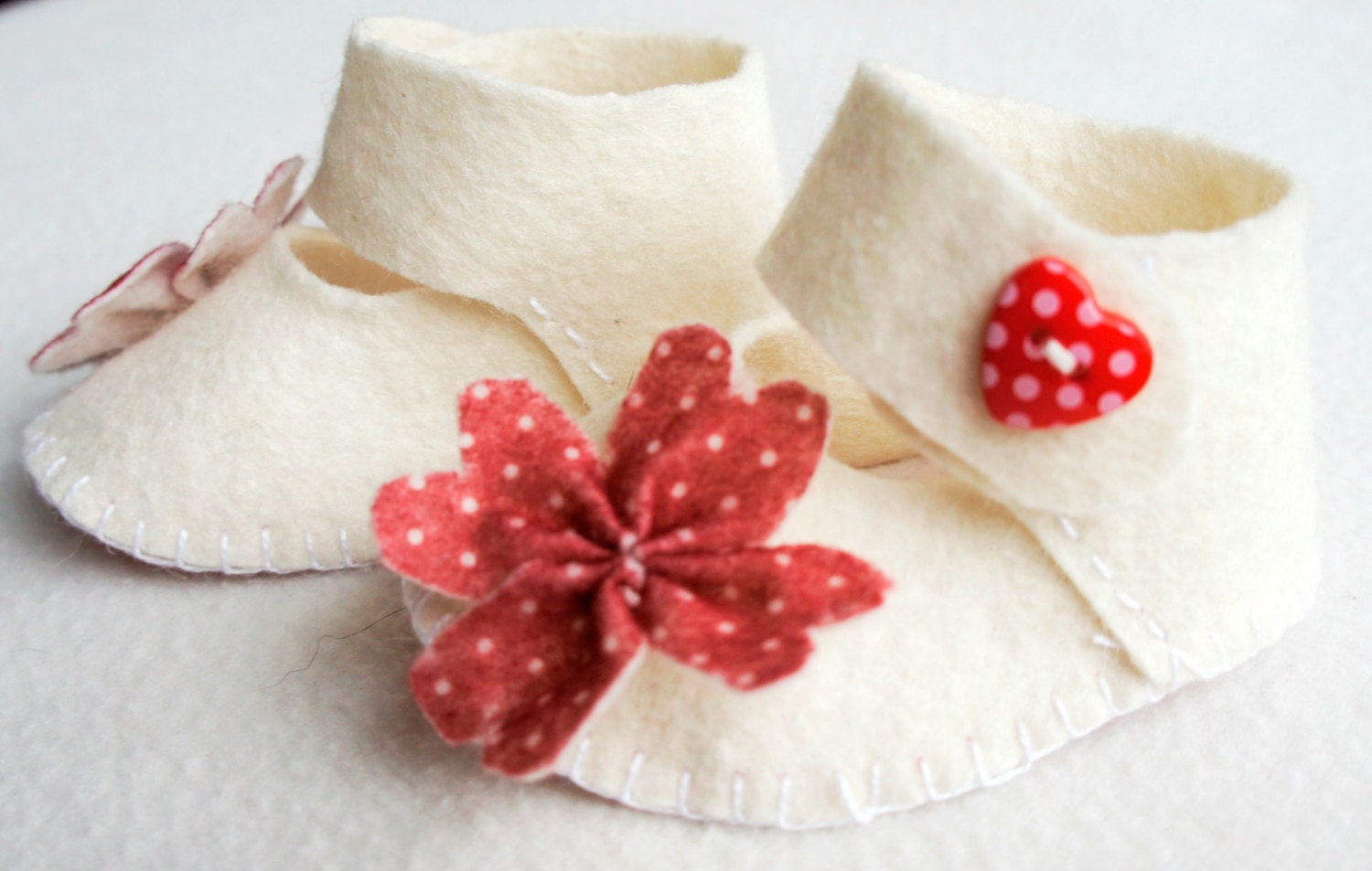 Baby Shoes Felt Newborn Felt Baby Slippers Baby Girl - Etsy