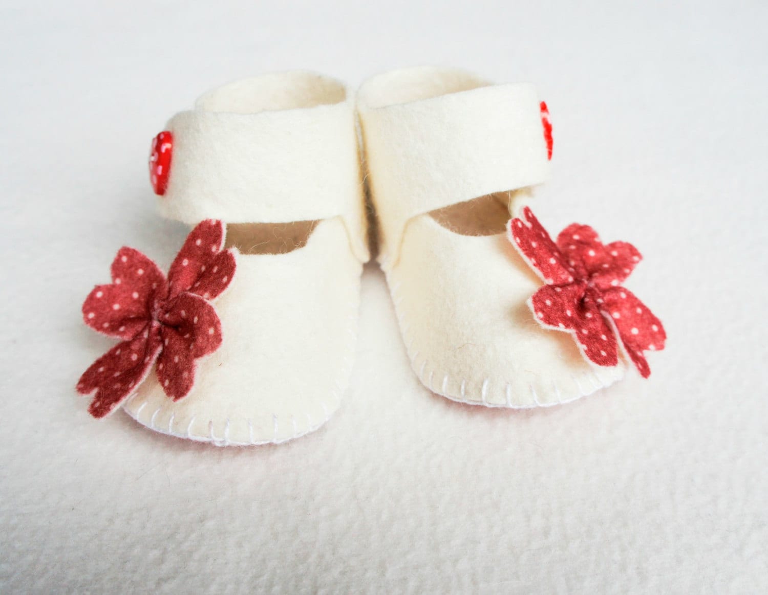Baby Shoes Felt Newborn, Felt Baby Slippers, Baby Girl Booties ...