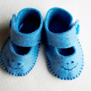 Baby Shoes Felt Newborn, Felt Baby Slippers, Baby Boy Booties, Handmade ...