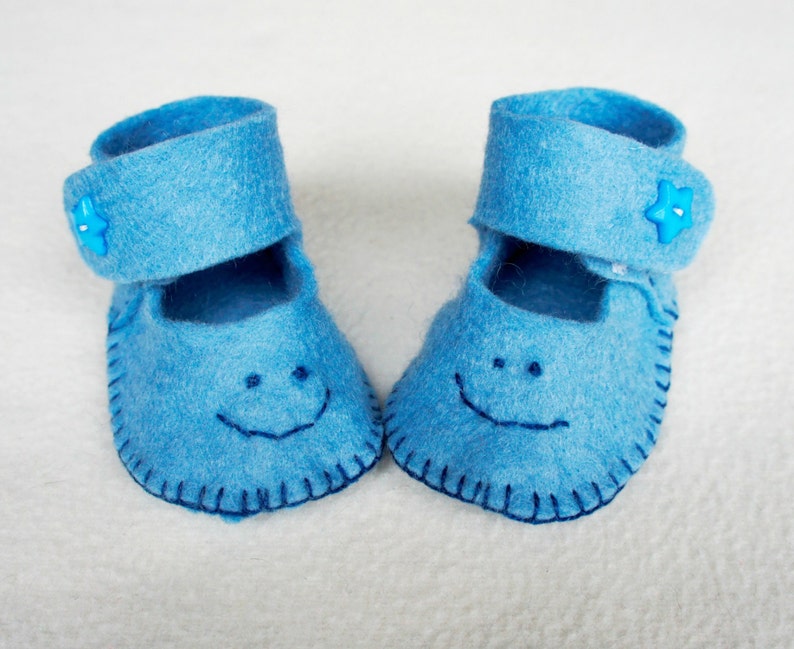 Baby Shoes Felt Newborn Felt Baby Slippers Baby Boy Booties - Etsy