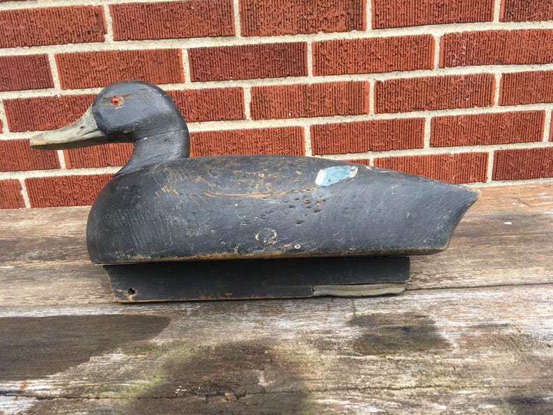 Vintage Duck Decoy Hand Carved and Painted - Etsy
