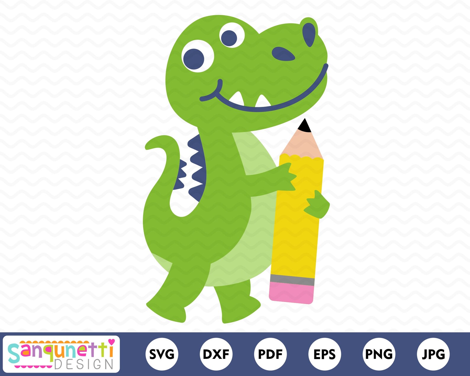 Back to School Dinosaur Svg Dino Cut File for Silhouette and | Etsy