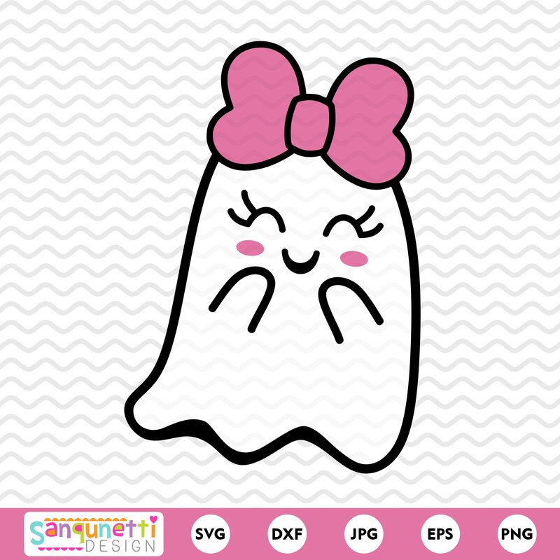 Girl Ghost Clipart - Etsy