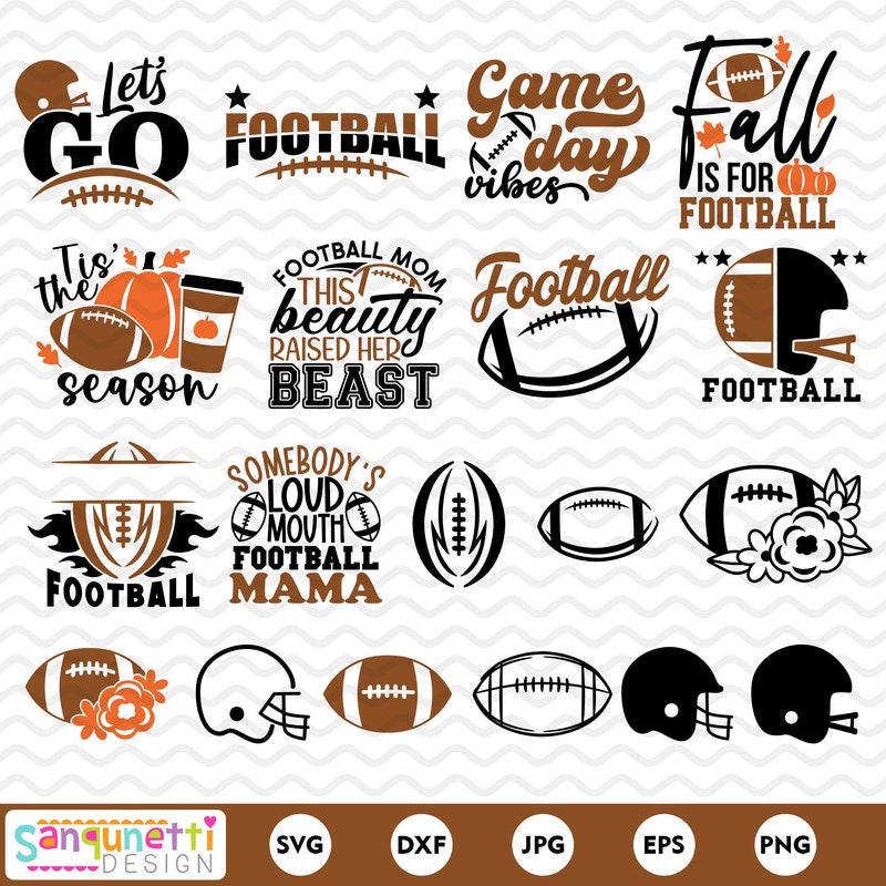 Football Svg - Etsy