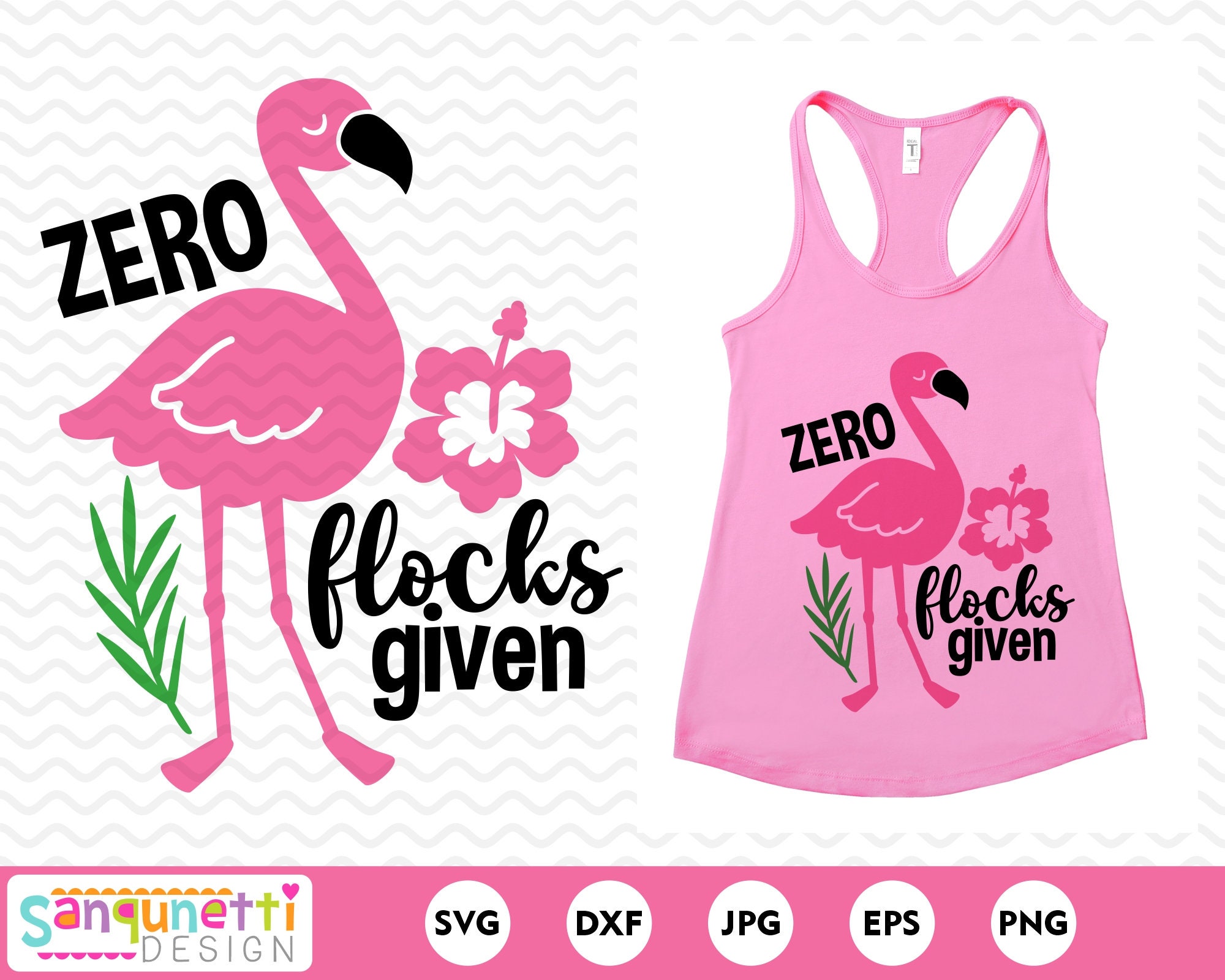 Zero Flocks Given SVG Sassy Flamingo SVG Cocktail Cut File - Etsy UK