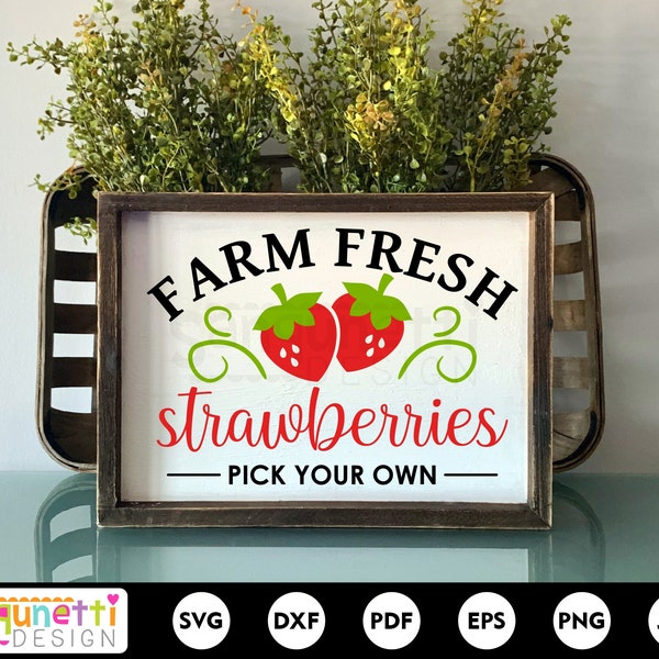 Strawberry Farm Sign - Etsy