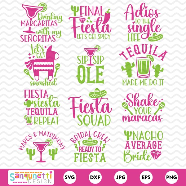 Fiesta Svg - Etsy