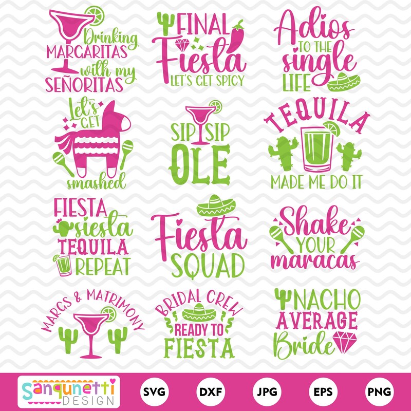 Fiesta Svg - Etsy