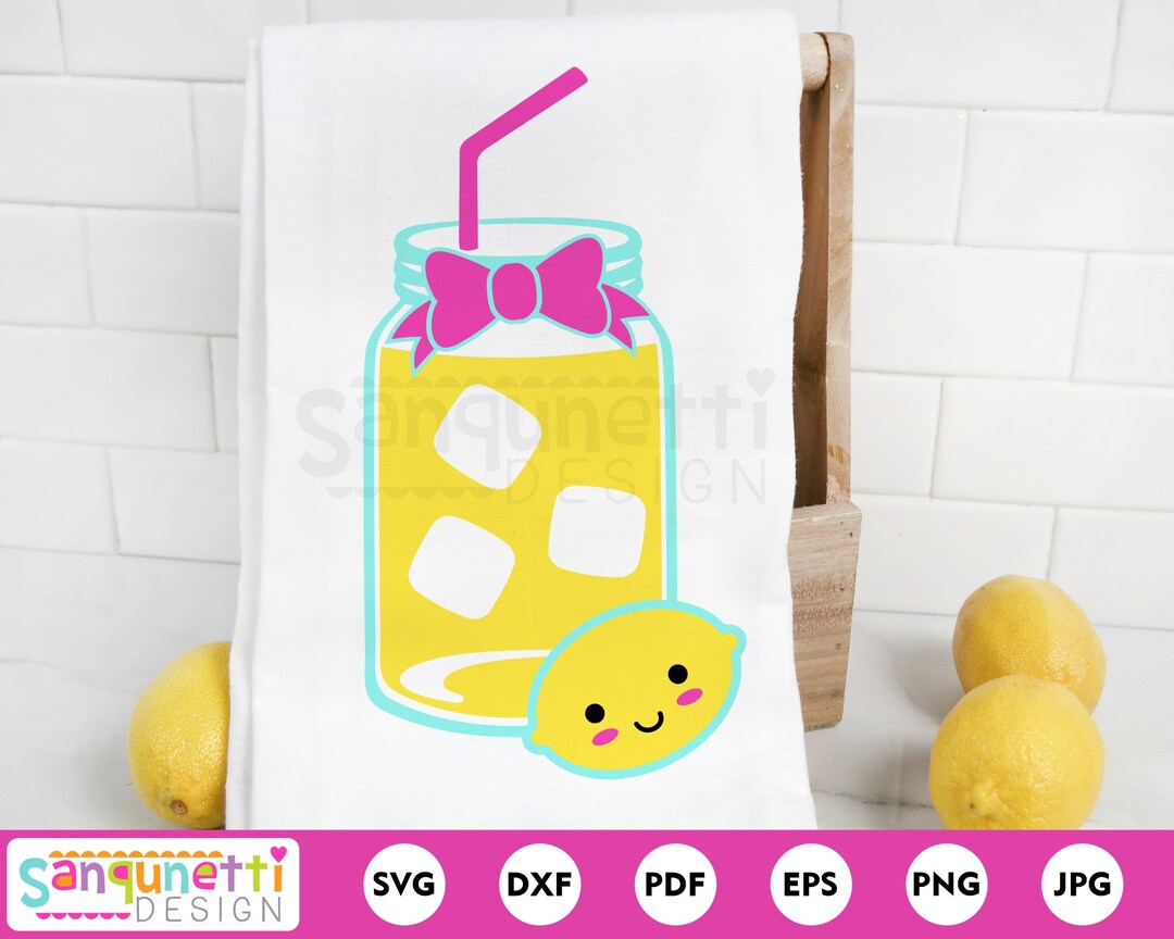 Lemonade SVG Summer Drink Cut File Digital Lemon Cricut and - Etsy