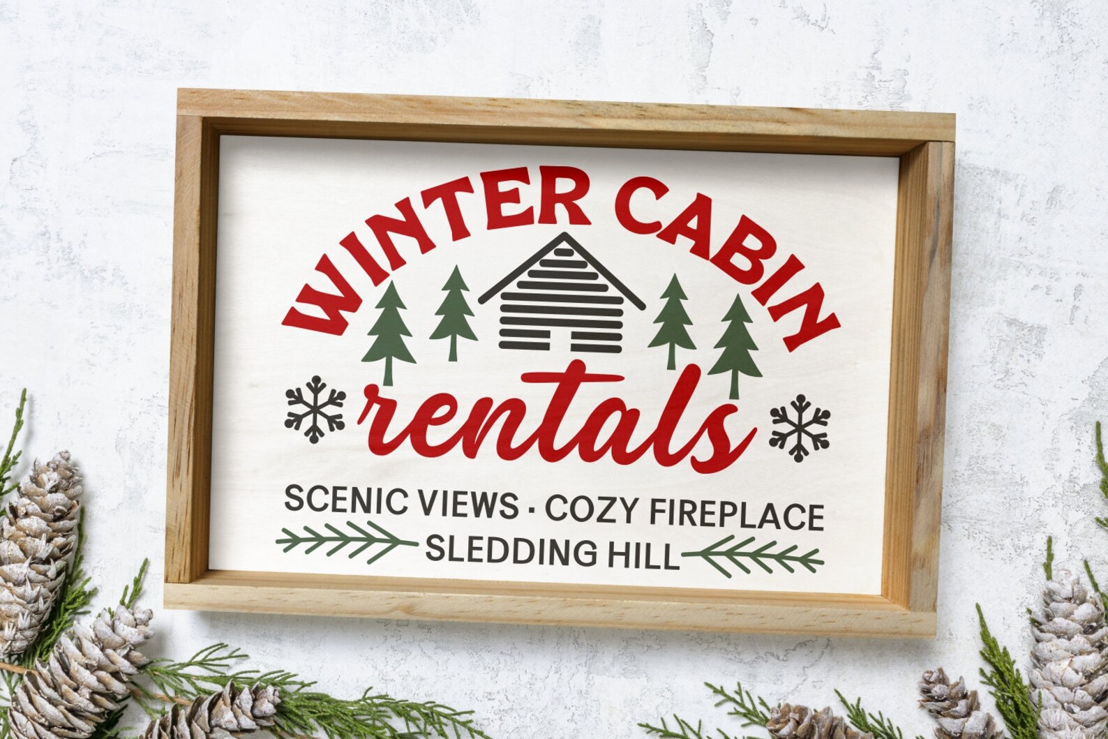 Cabin Christmas SVG Bundle Rustic Christmas SVG Rustic - Etsy