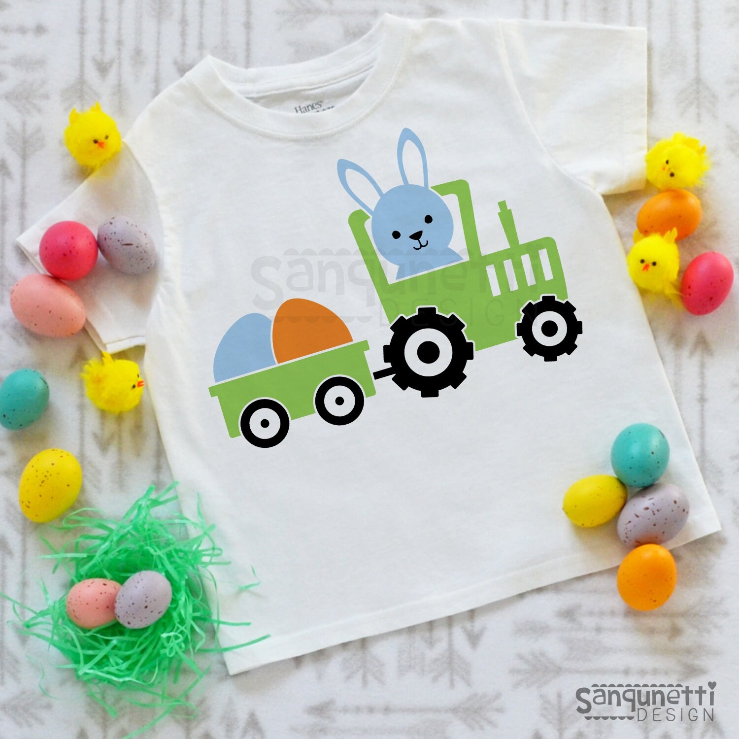Bunny in Tractor Svg Boys Svg Easter Cut File Png Jpg Dxf | Etsy
