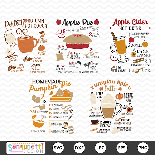 Recipe Svg - Etsy