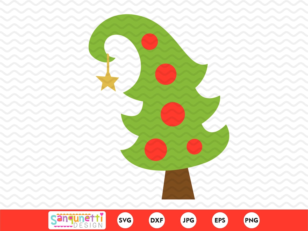 Whimsical Christmas Tree SVG, Holiday Clipart (digital Download) - Etsy