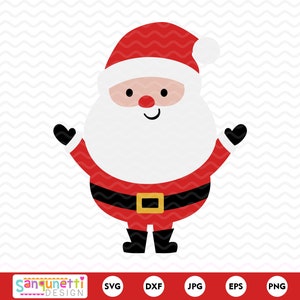 Christmas Santa Svg, Santa Claus Cut File for Silhoutte and Cricut - Etsy