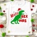 Merry Rexmas SVG, Funny Christmas, T-rex Svg, Christmas Shirt Design ...