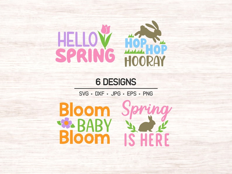 Spring SVG Bundle for Kids - Etsy