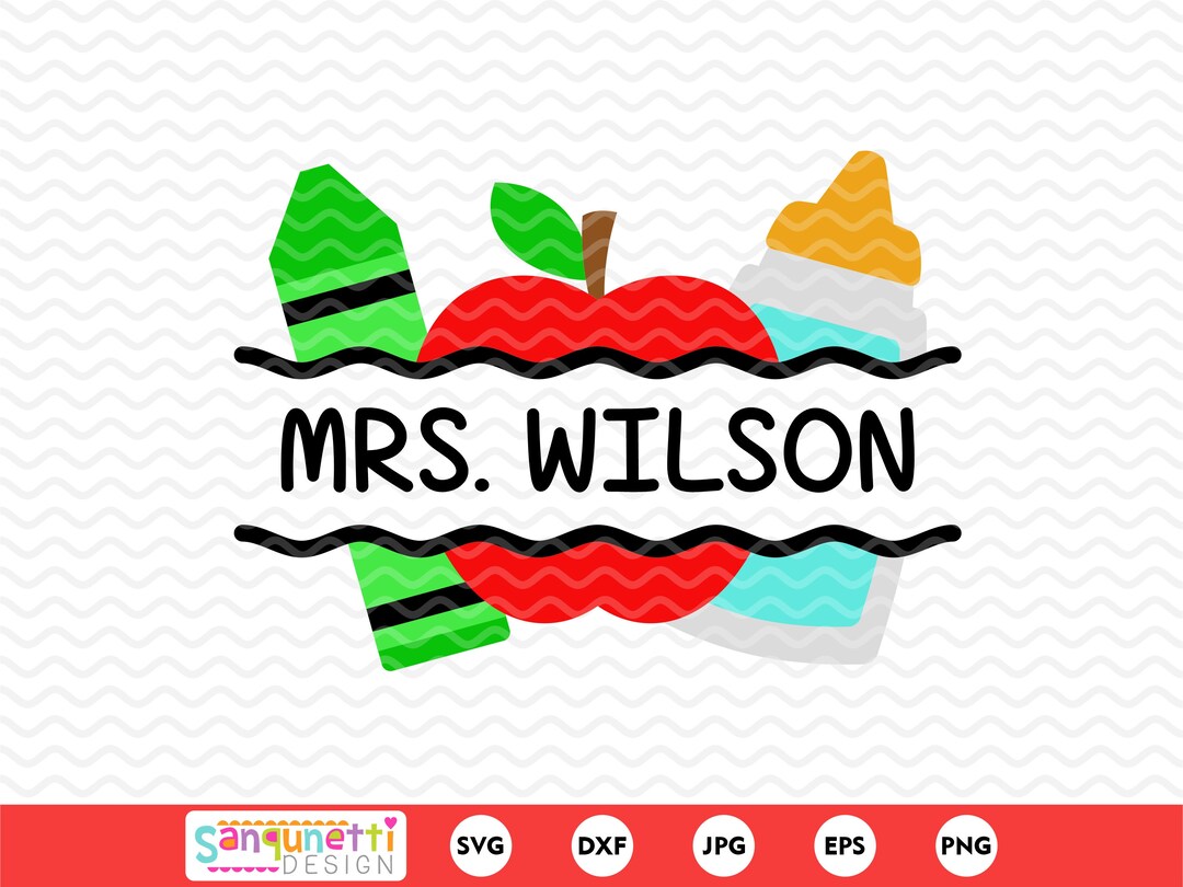 Split Design School SVG, Back to School Cutting File, Silhouette Cricut ...