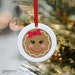 Gingerbread Girl Face SVG, Christmas Character Cutting Files ...