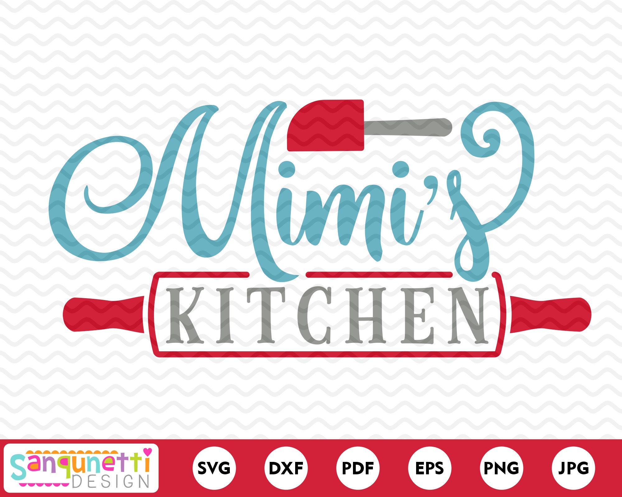 Mimi's Kitchen SVG Baking and Cooking Cut File Png Jpg - Etsy