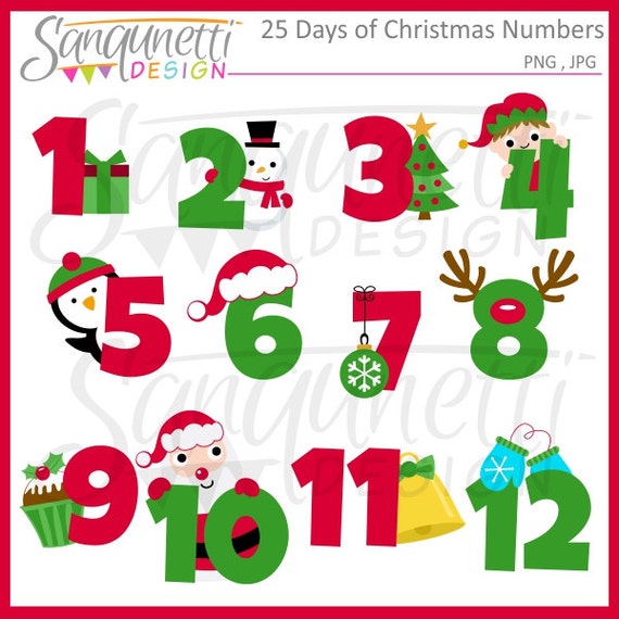 Clipart De Numeros De Navidad 31 Merry Christmas And Happy New Year