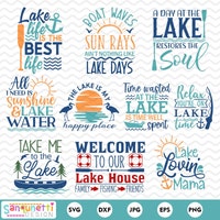 Lake Svg - Etsy