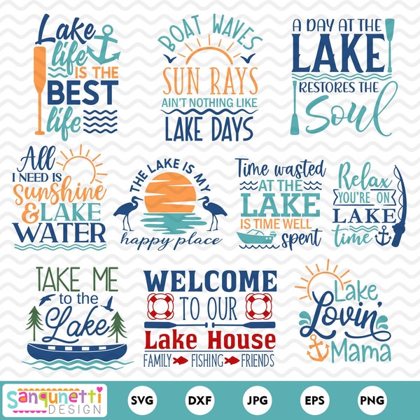 Lake Svg - Etsy