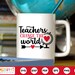 Teachers Change the World SVG Teacher Appreciation School - Etsy