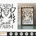 Farm Sweet Farm Pig SVG, Farmhouse Svg Cutting Files, Silhouette or ...