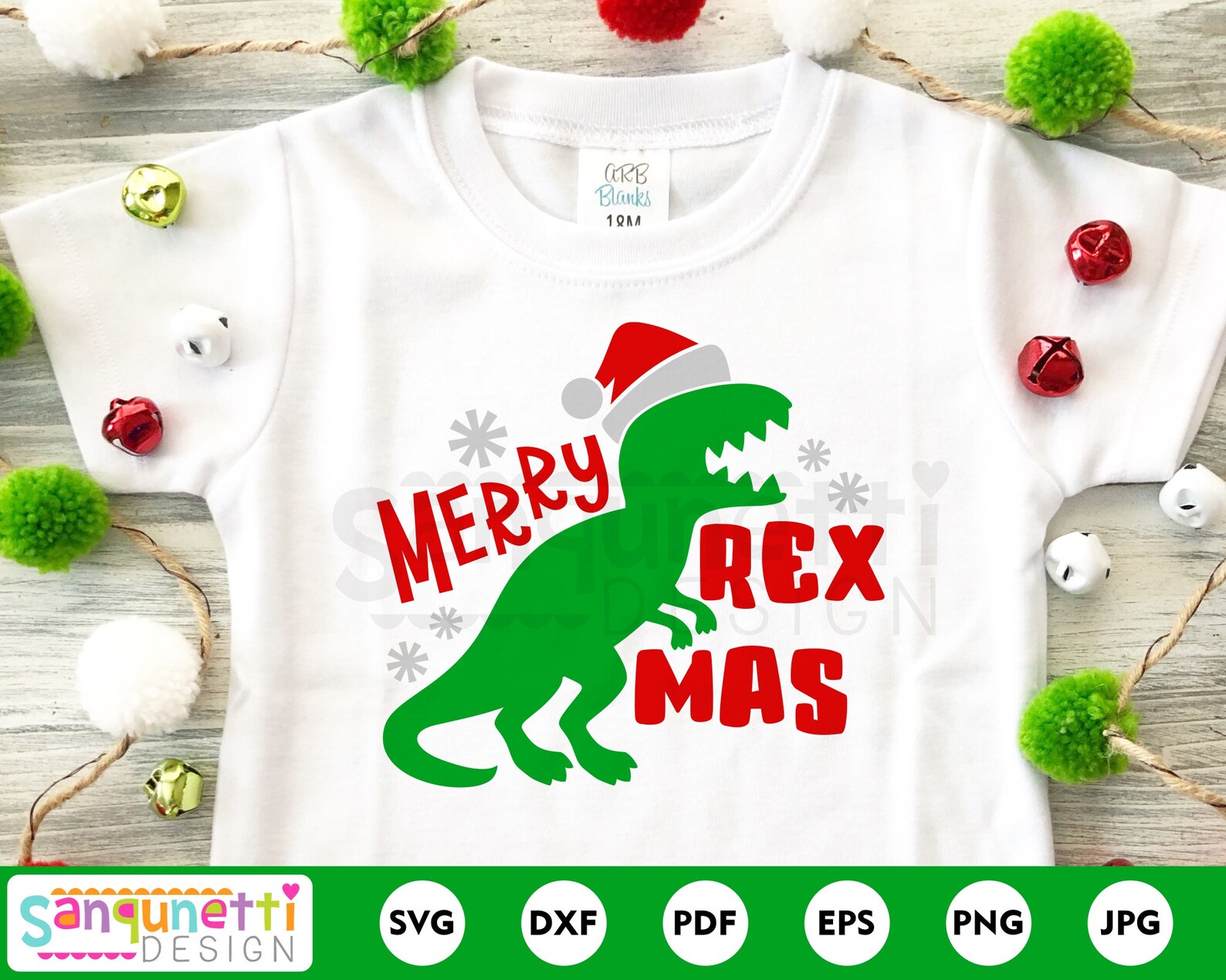Merry Rexmas SVG Funny Christmas T-rex Svg Christmas Shirt | Etsy