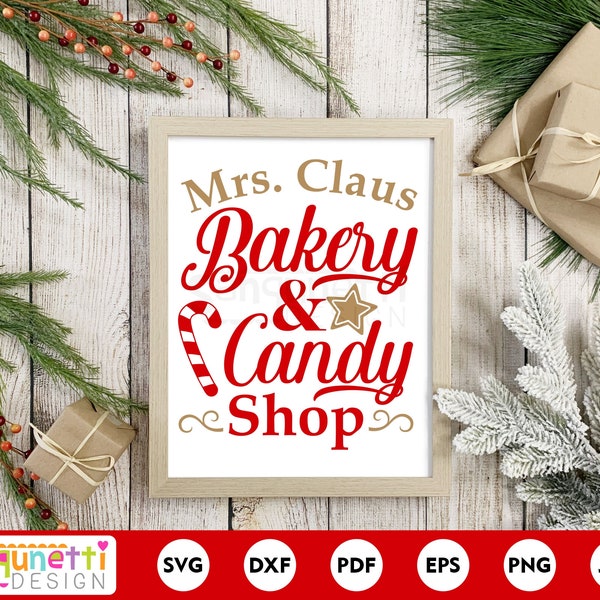 Mrs Claus Bakery Sign - Etsy