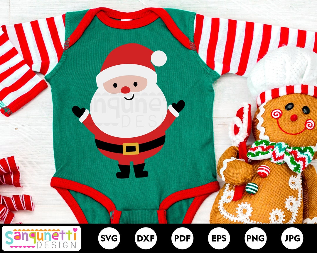 Christmas Santa Svg, Santa Claus Cut File for Silhoutte and Cricut - Etsy