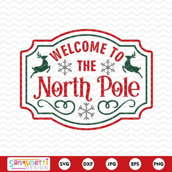 Northpole Printable Signs - Etsy