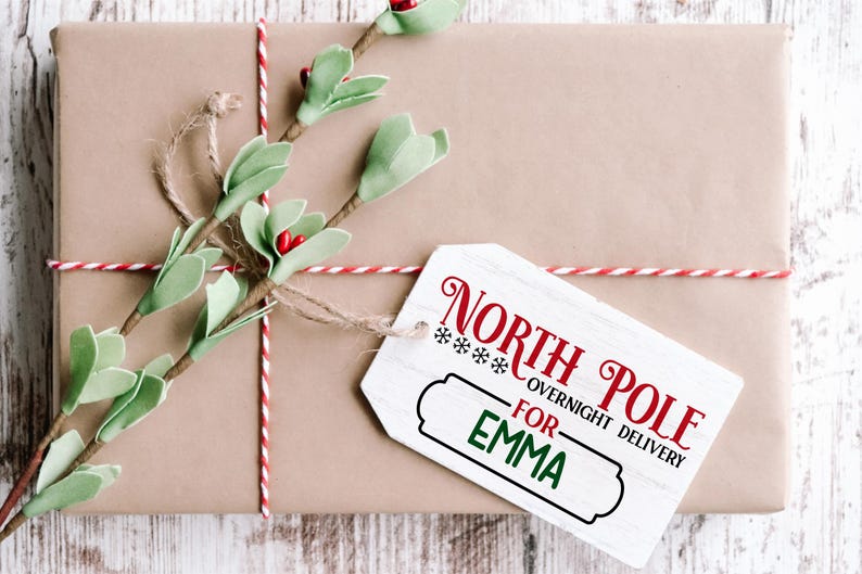 North Pole Santa Sack SVG Bundle | Christmas Postage PNG - Etsy