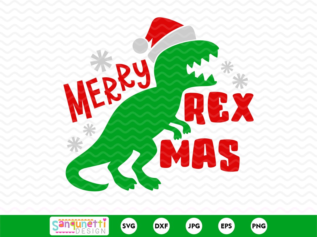 Merry Rexmas SVG, Funny Christmas, T-rex Svg, Christmas Shirt Design ...