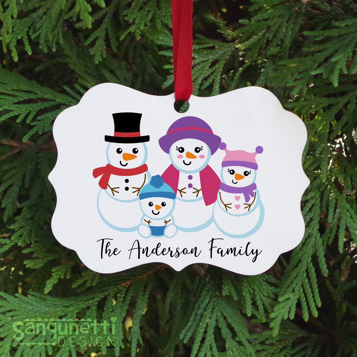 Snowman Family Clipart, Christmas or Winter Digital Art Instant ...