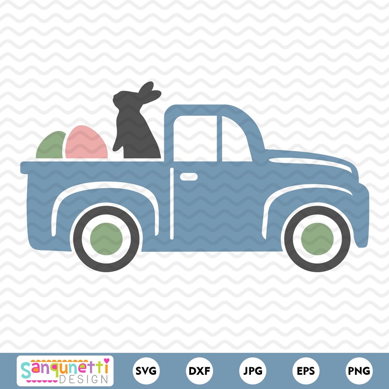 Easter Truck Svg - Etsy