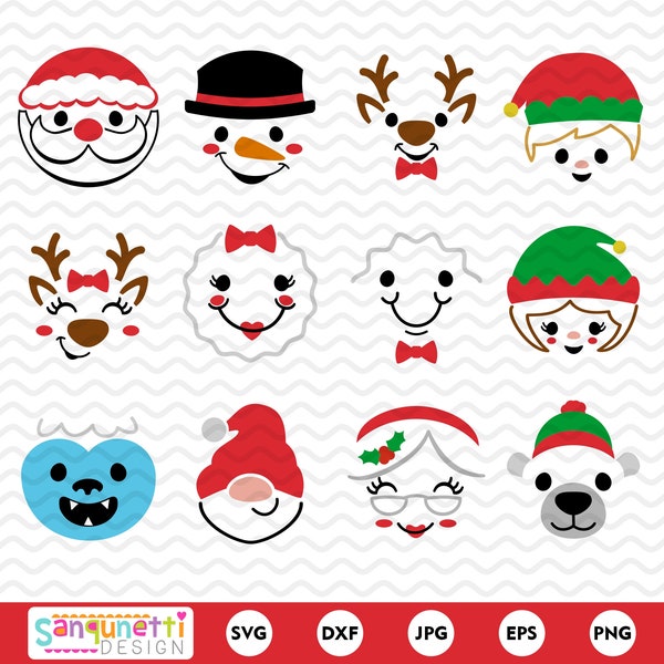 Christmas Face - Etsy