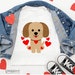 Puppy Love Valentine SVG Dog Clipart Love SVG - Etsy