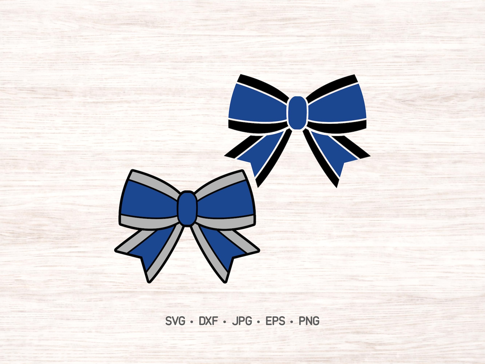 Cheer Bow SVG: Cheerleading Hair Bow Clipart (digital Files) - Etsy