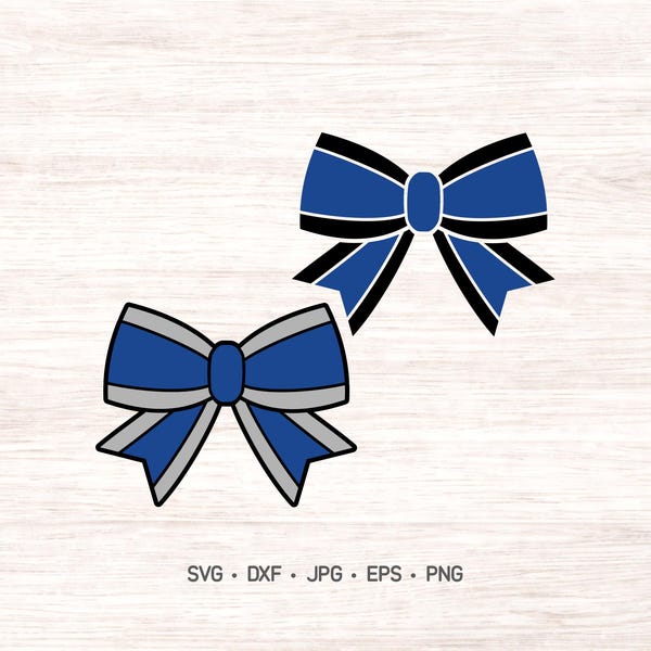 Svg Vinyl Cheer Bow - Etsy