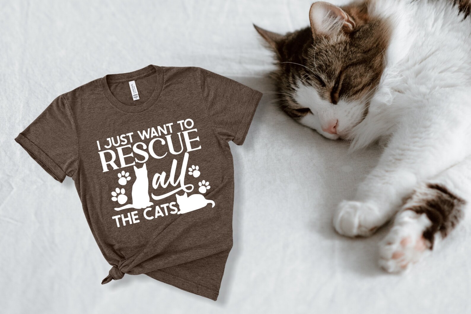 Cat Rescue SVG Bundle: Cat Lover Clipart (digital Files) - Etsy