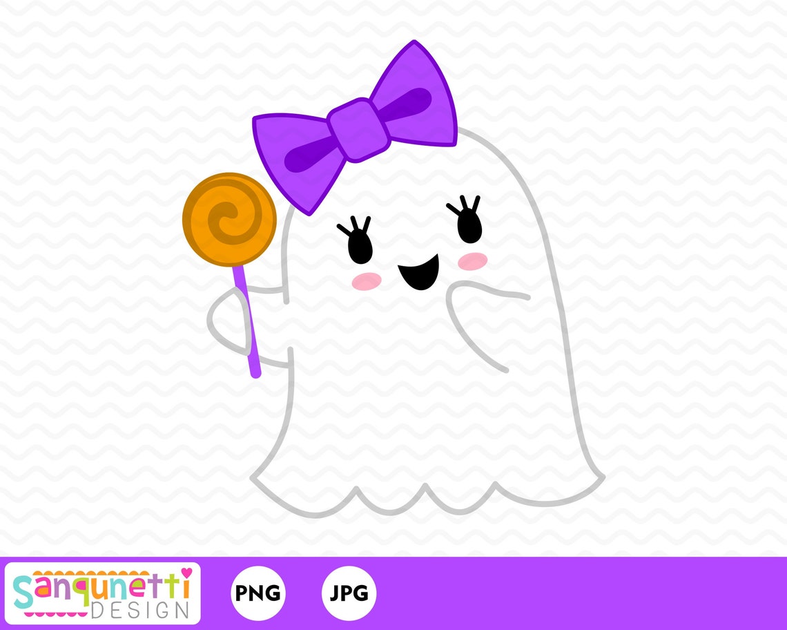 Girl Ghost clipart Ghost clipart halloween clipart fall | Etsy