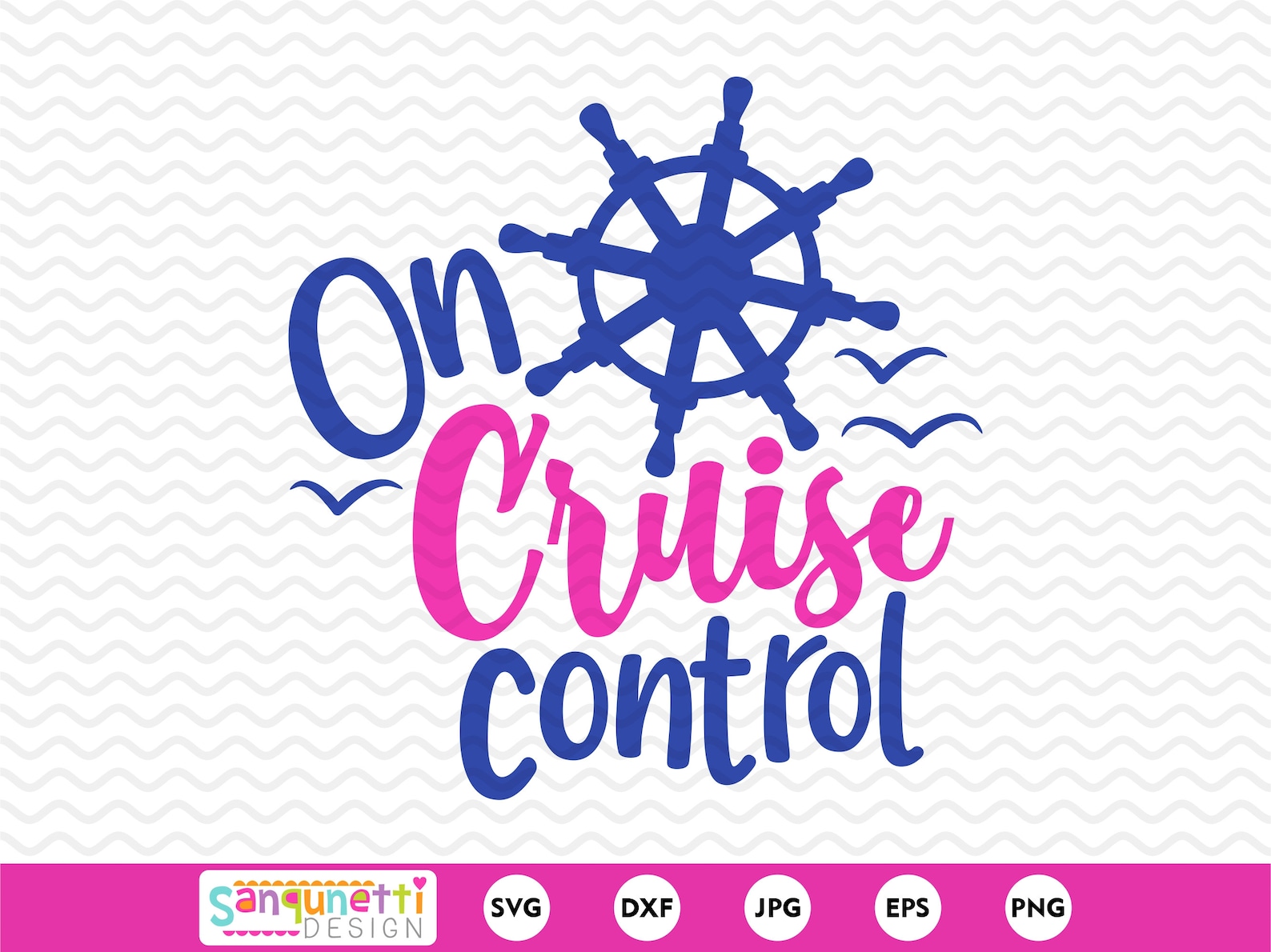 On Cruise Control Svg, Vacation Cut File for Silhouette or Cricut - Etsy