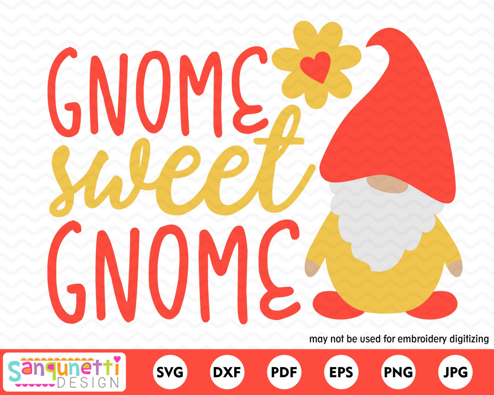 Gnome Sweet Gnome Svg Home Digital Art Cutting Files for - Etsy
