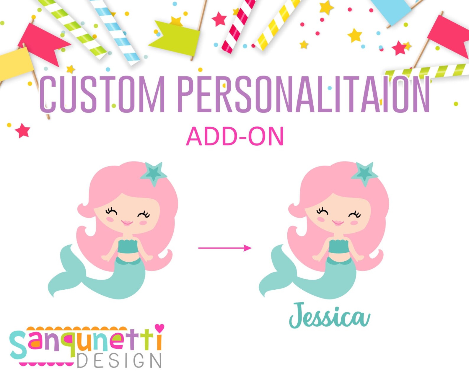 Personalization Add-on Personalized Clipart or SVG - Etsy