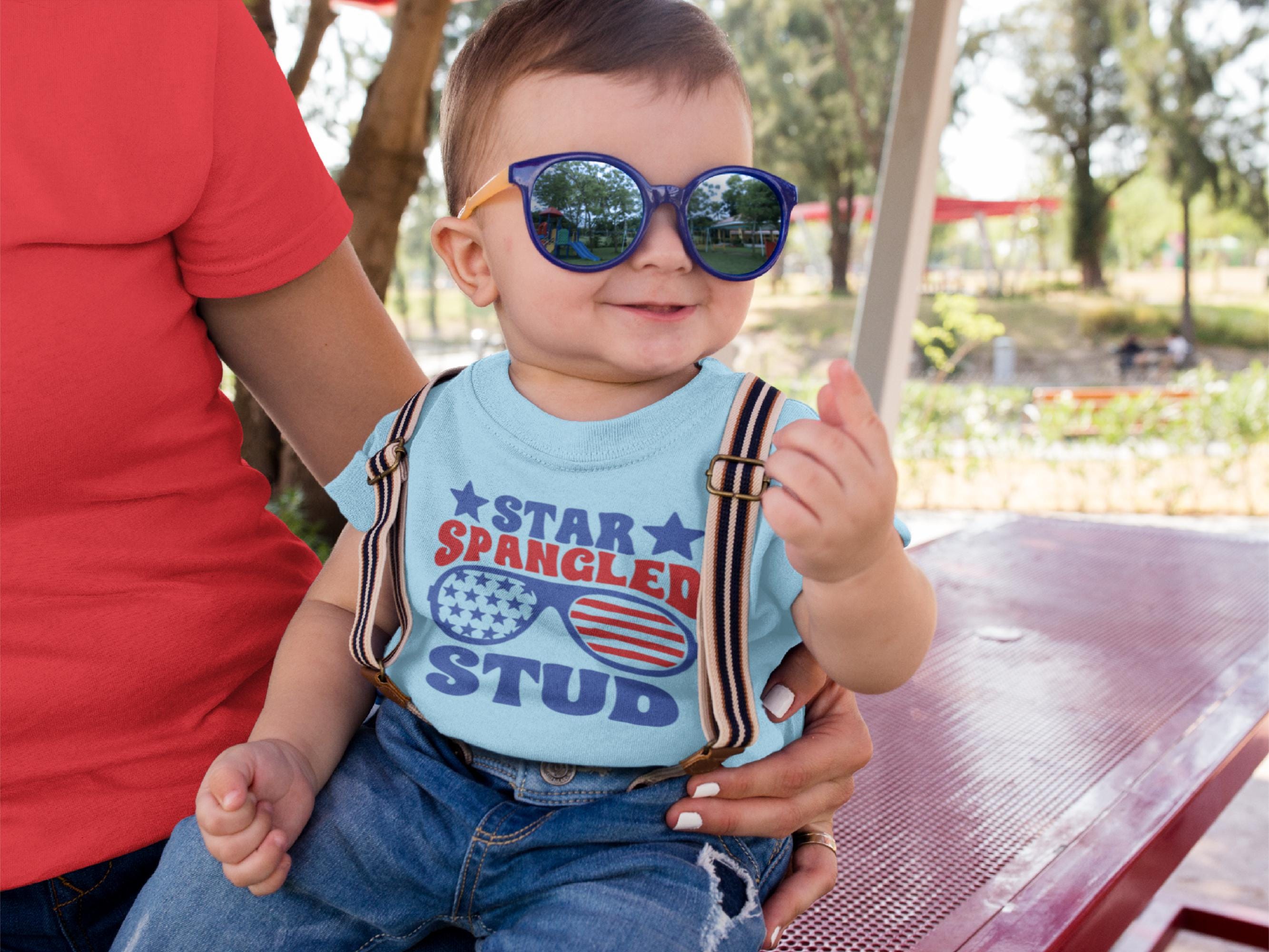 Star Spangled Stud SVG | Boys 4th of July SVG - Etsy