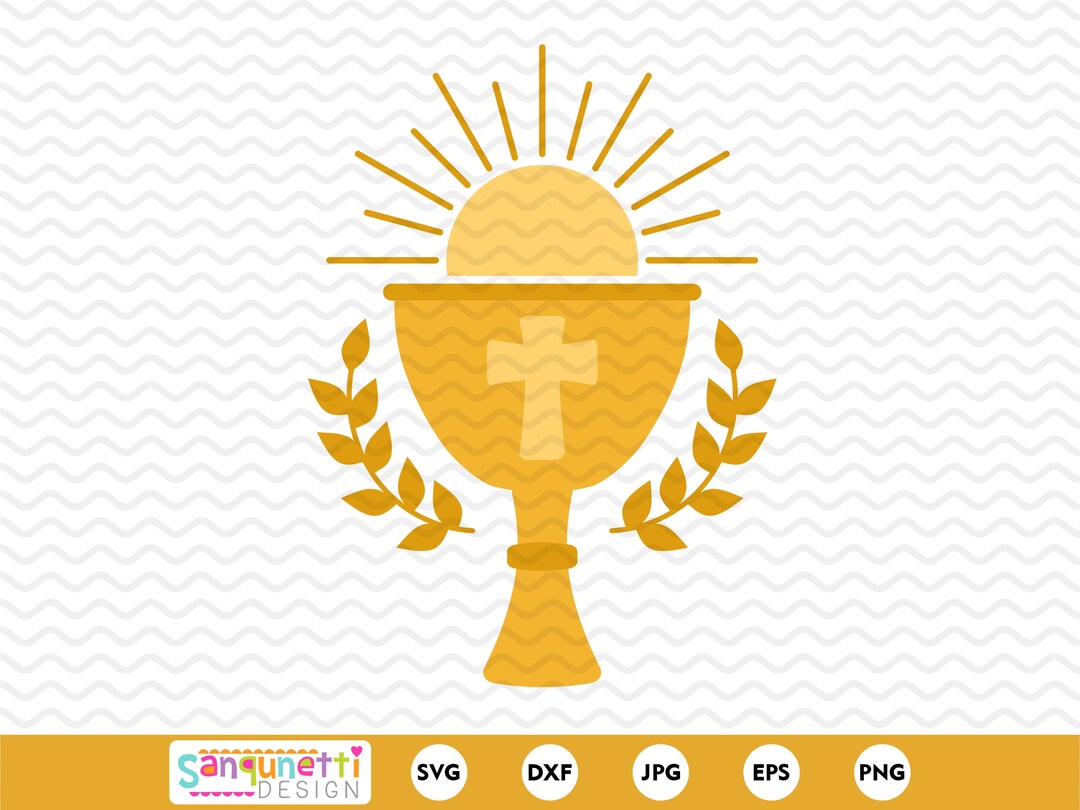 First Communion SVG: Religious Cut File (digital Download) - Etsy
