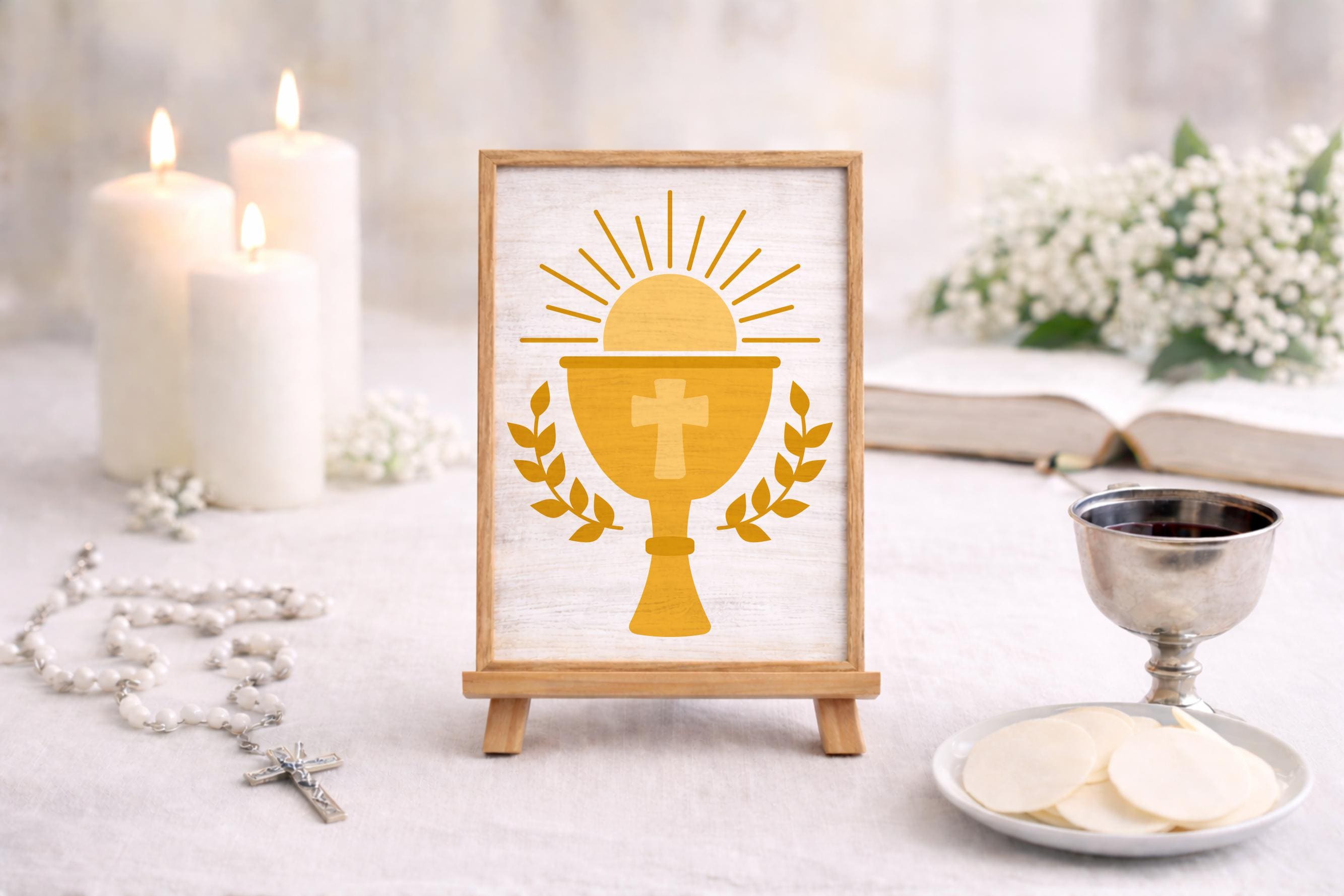 First Communion SVG: Religious Cut File (digital Download) - Etsy